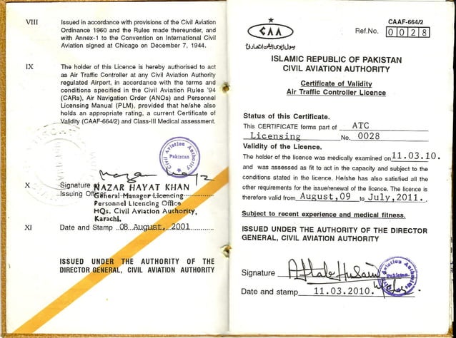 ATC LICENCE | PDF | Air Travel | Travel Type