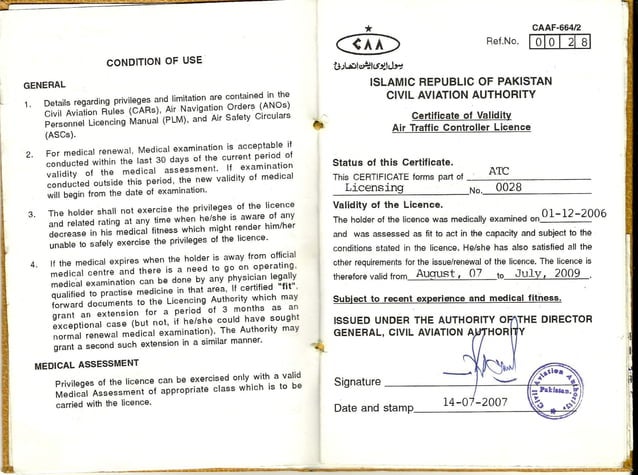ATC LICENCE | PDF | Air Travel | Travel Type