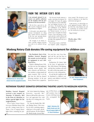 1.2015 MGH Newsletter final | PDF | Healthcare Industry | Industries