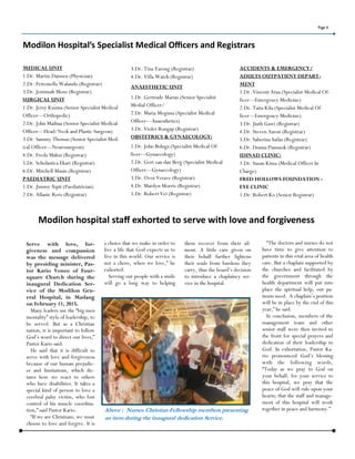 1.2015 MGH Newsletter final | PDF | Healthcare Industry | Industries
