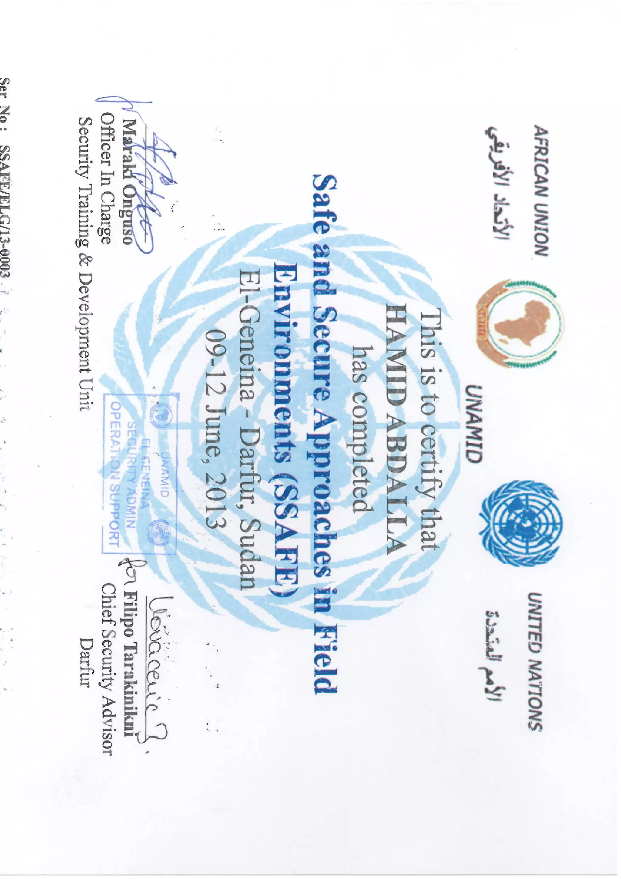 SSAFE training (2) | PDF