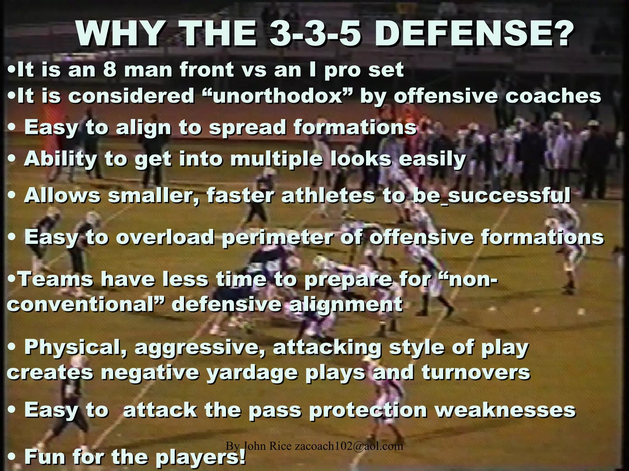 33 Defense - Understanding the Basics - John Rice | PPT