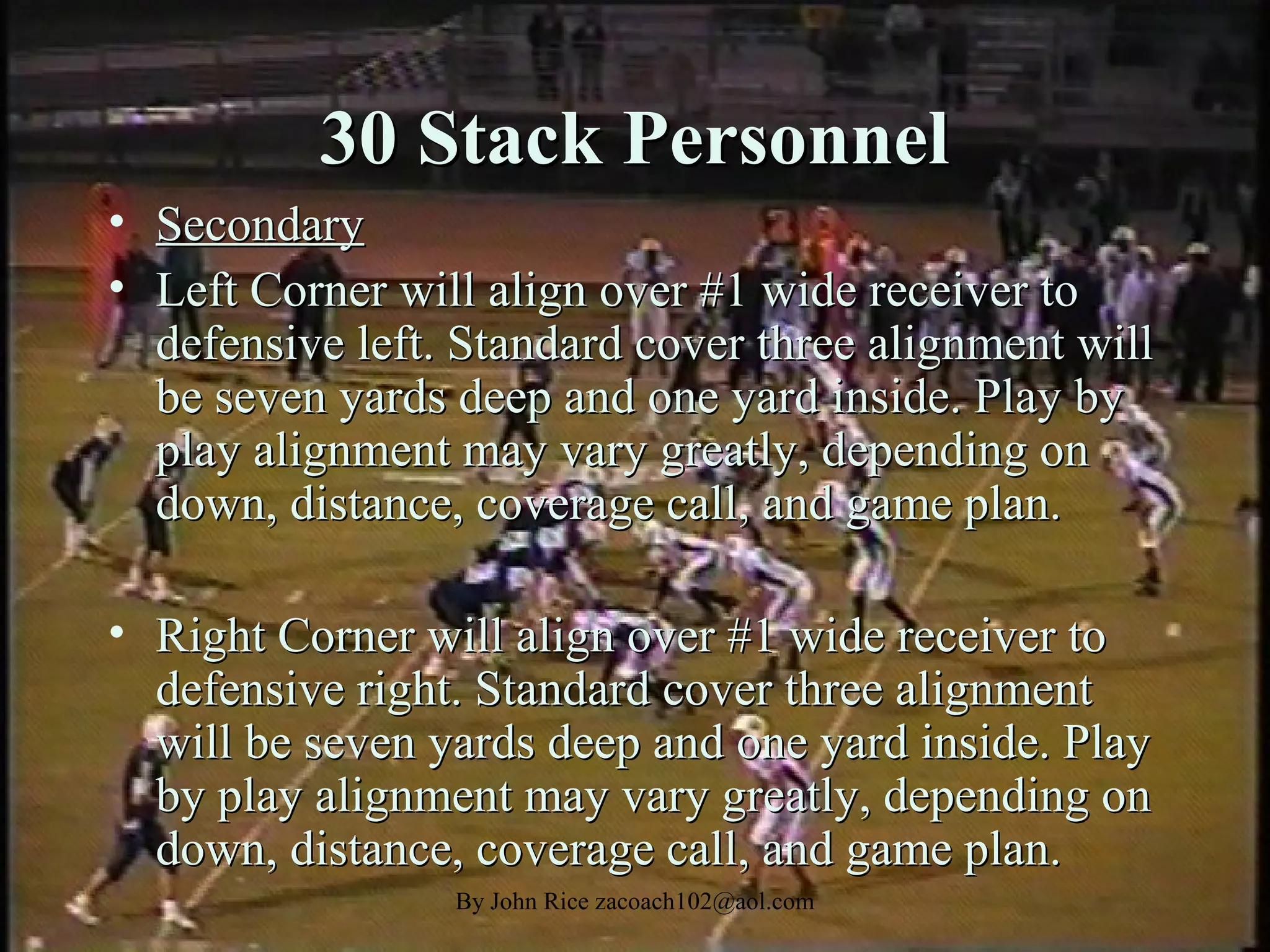 33 Defense - Understanding the Basics - John Rice | PPT