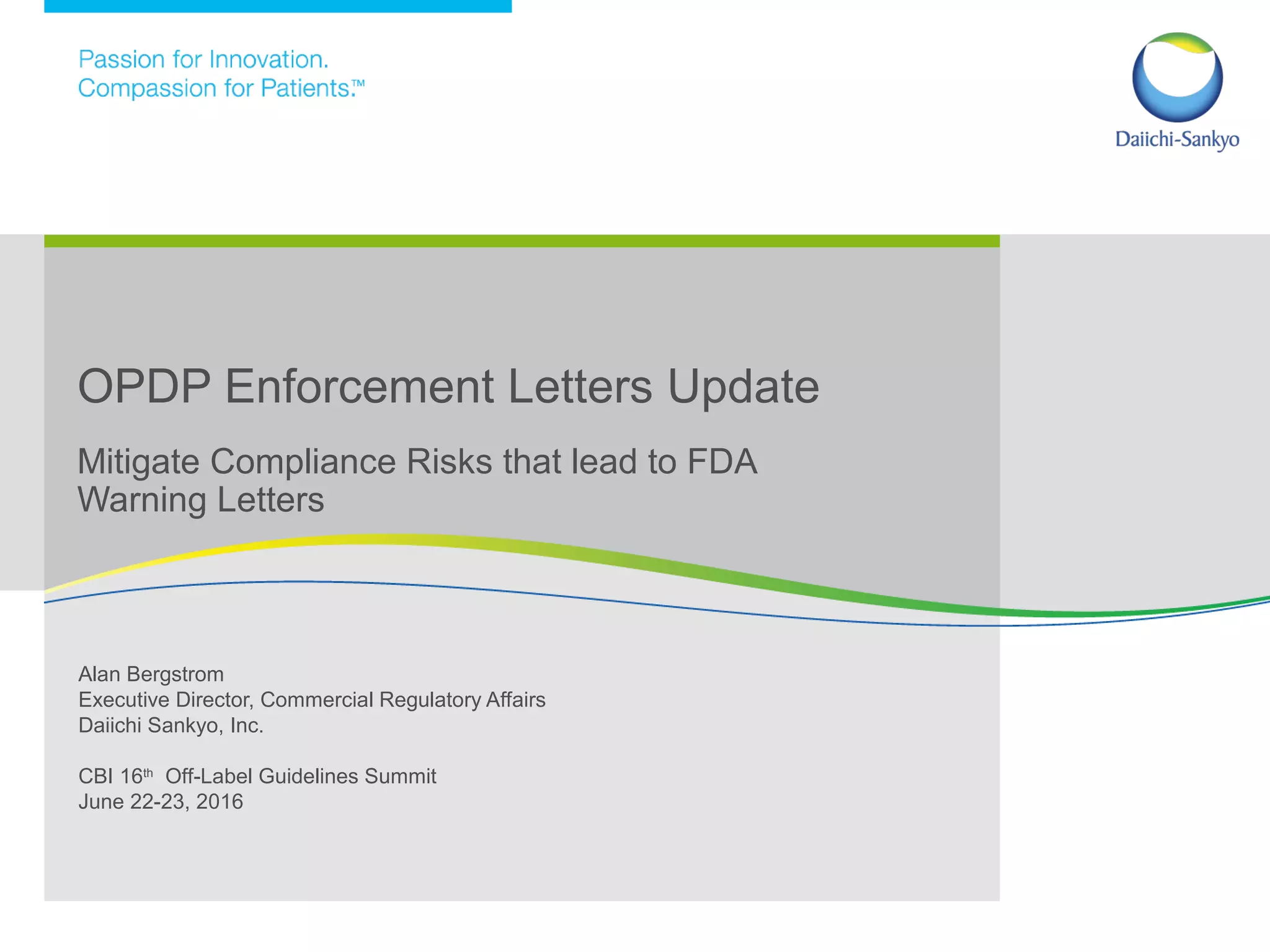 OPDP Enforcement Letters Update - Mitigate Compliance Risks that Lead ...