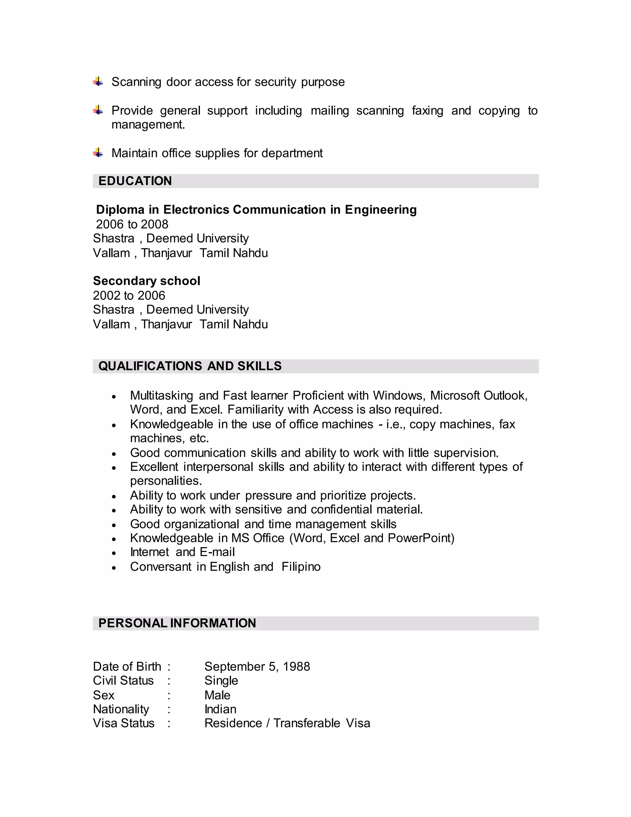 cv office boy.DOCX