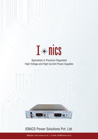 IONICS Product Brochure | PDF