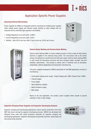 IONICS Product Brochure | PDF