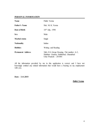 Curriculam Vitae | DOCX