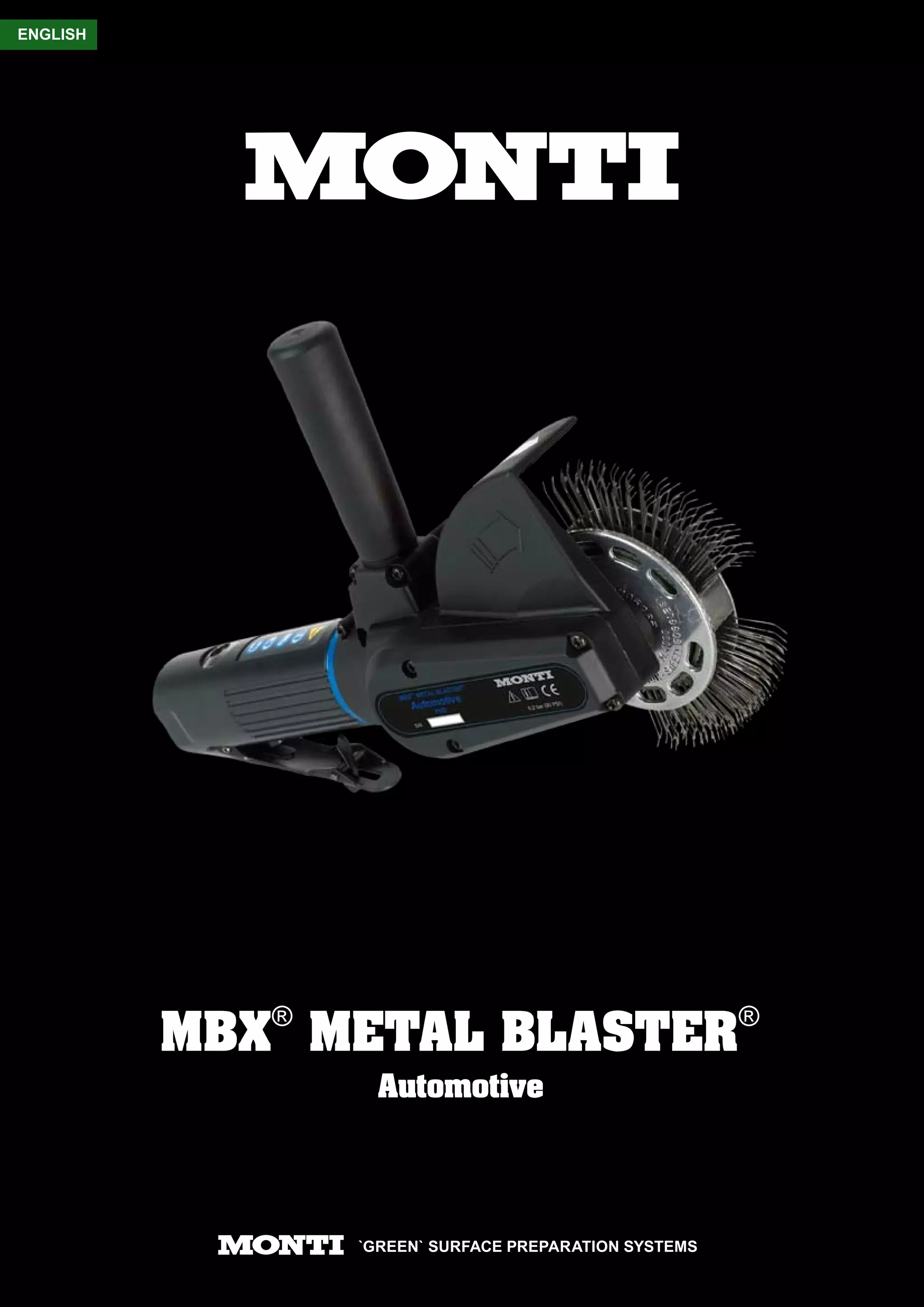 MONTI MBX® Metal Blaster - Product Brochure P-034-EN | PDF
