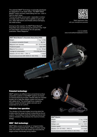 MONTI MBX® Metal Blaster - Product Brochure P-034-EN | PDF