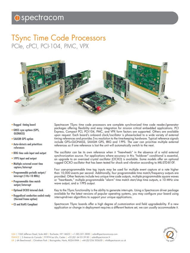 TSync_Timing_Boards_revA | PDF | Consumer Electronics | Technology ...