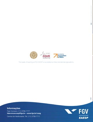 FGV Graduate Management Specialization Course | PDF