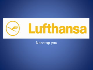 Lufthansa Presentation | PPTX