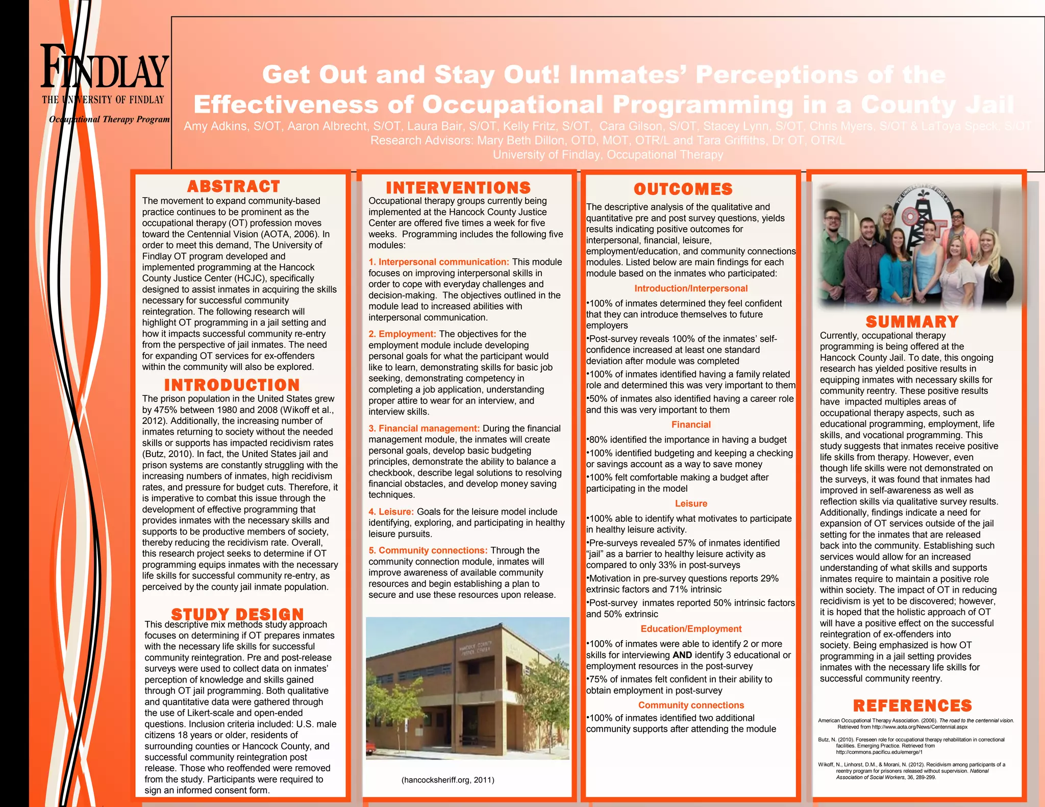 Jail Research Poster Presentation - rev | PPT