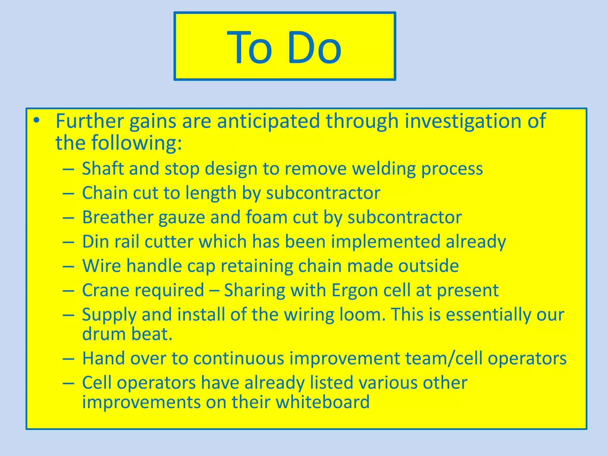 PD cell Kaizen event presentation | PPTX