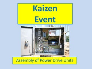 PD cell Kaizen event presentation | PPTX