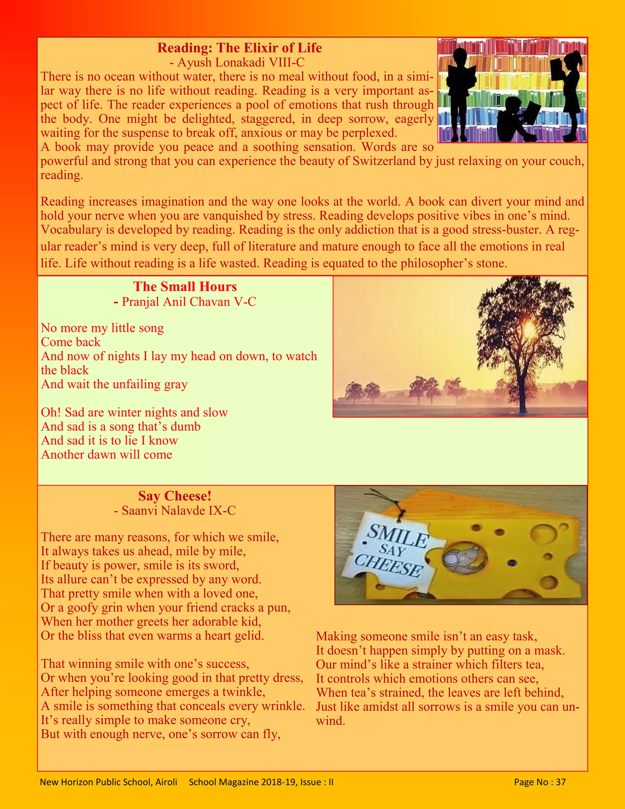 School Magazine Issue 2-2018-19 | PDF