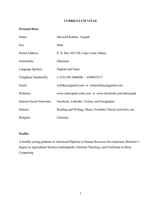 Maxwell CV online app | PDF