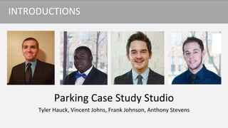 Parking Case Study Presentation | PPTX