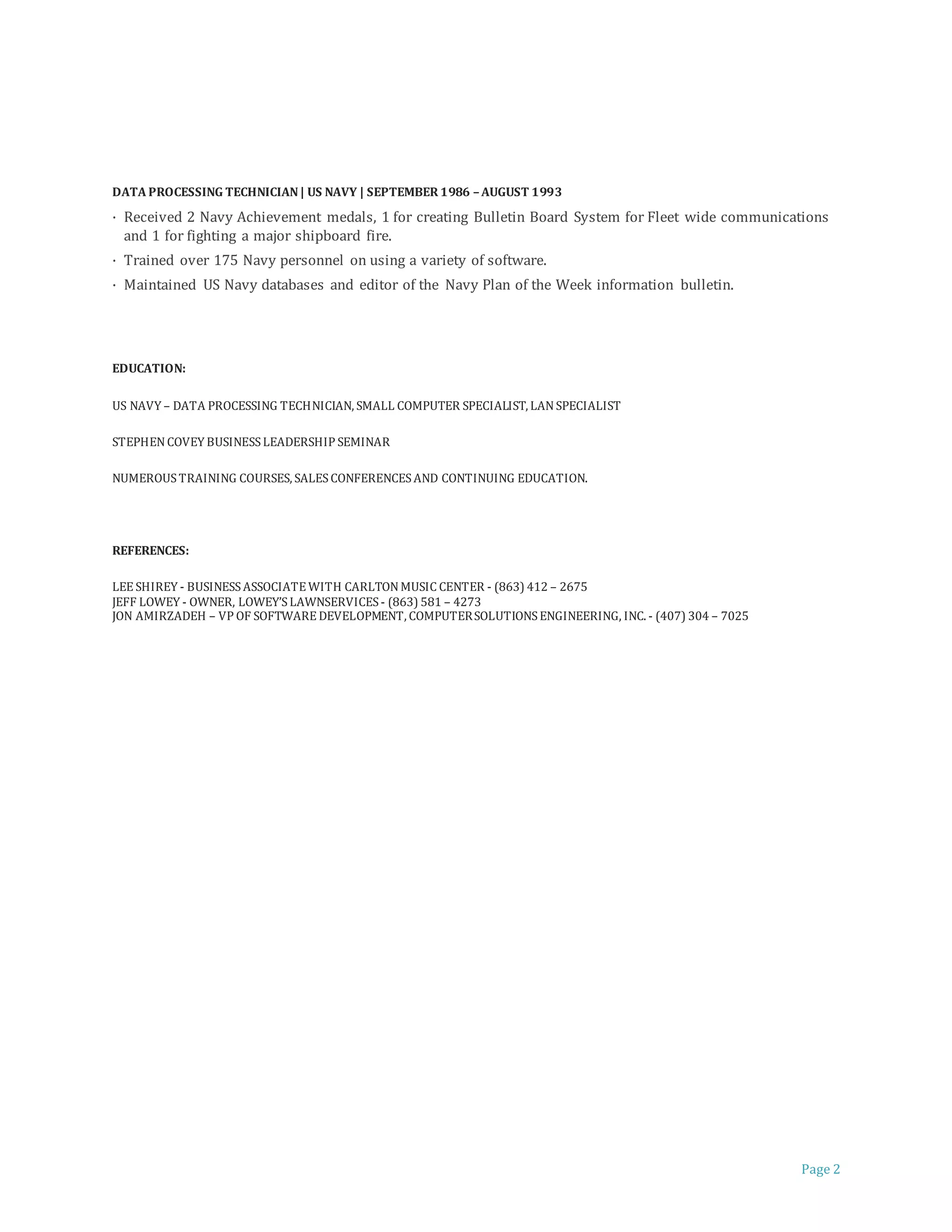 Steven M Femenella Resume | PDF