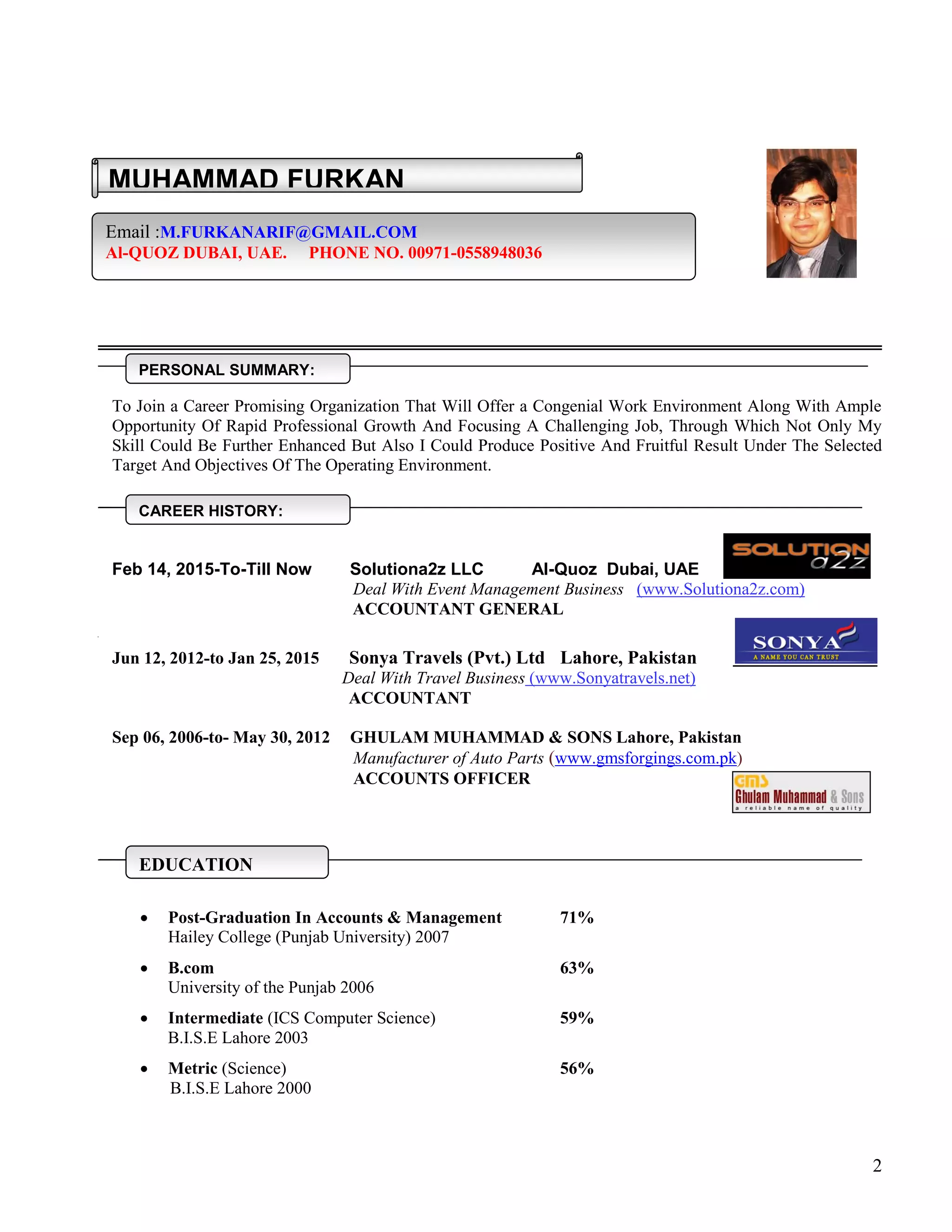 Furkan CV | PDF