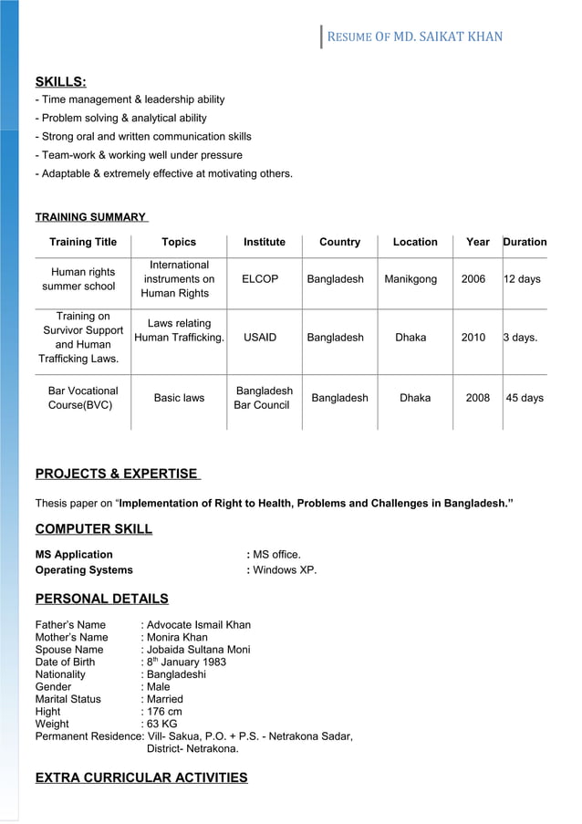 Resume with pic(1) | DOC