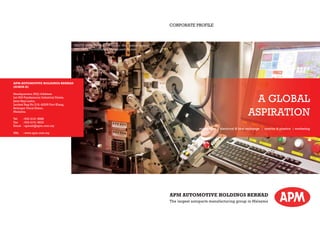 APM coprporate Profile 2014-new | PDF