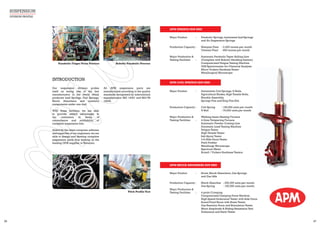 APM coprporate Profile 2014-new | PPT