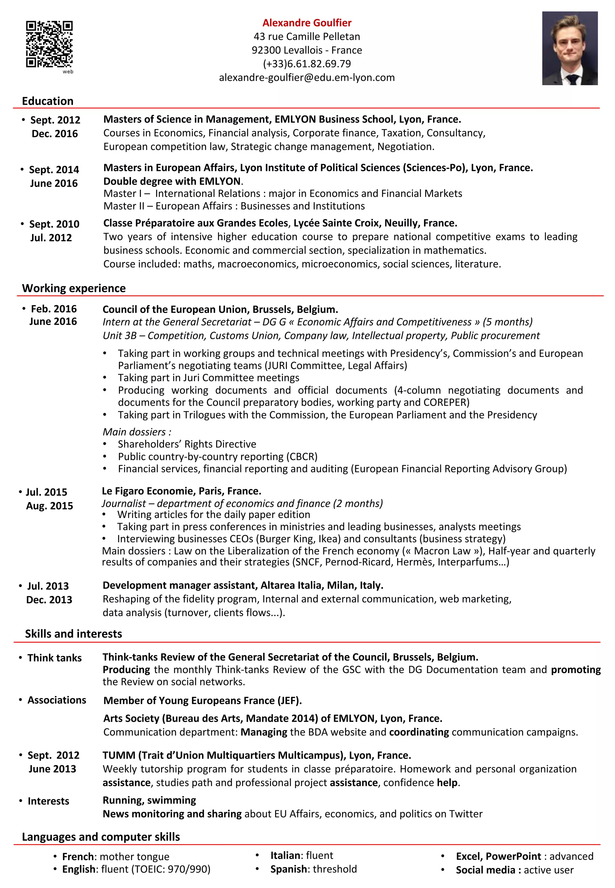03022017 Alexandre_Goulfier_CV_eng.compressed | PDF