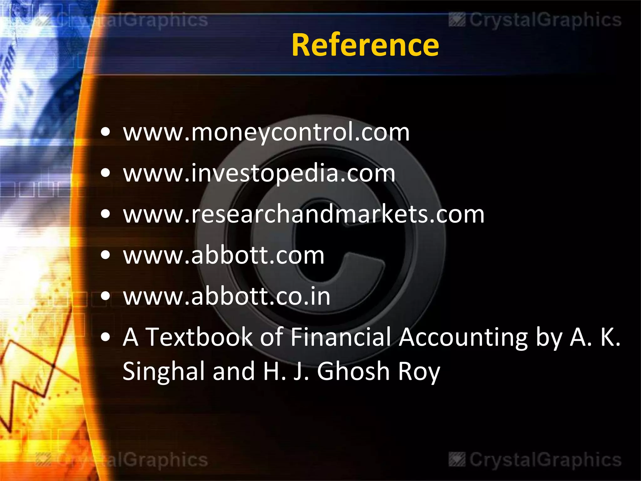 Financial Ratio Analysis of Abbott Laboratories (JINCEY JOSE & SHRADDHA ...