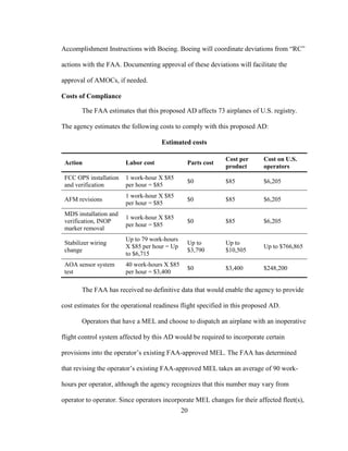 FAA - NPRM 4910-13-U (B737 MAX) | PDF