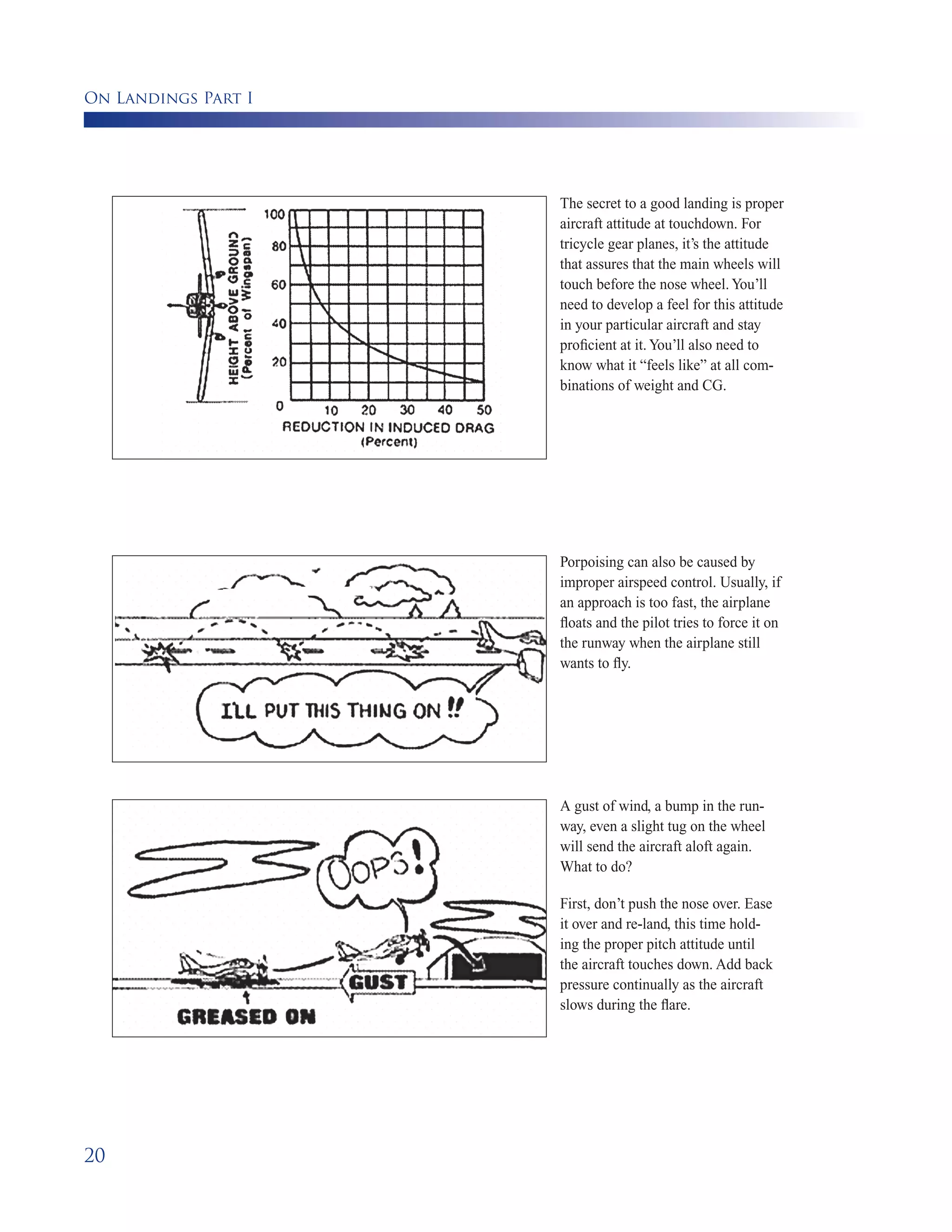 On Landings Part I FAA P-8740-48. | PDF