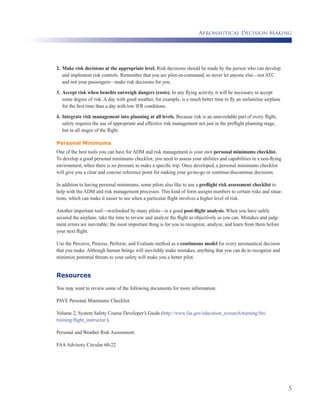 Aeronautical Decision Making FAA P-8740-69 | PDF