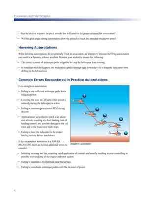 Planning Autorotations FAA P-8740-71 | PDF