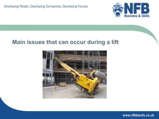 Lifting plans for non-crane lifts on small construction sites | PPTX