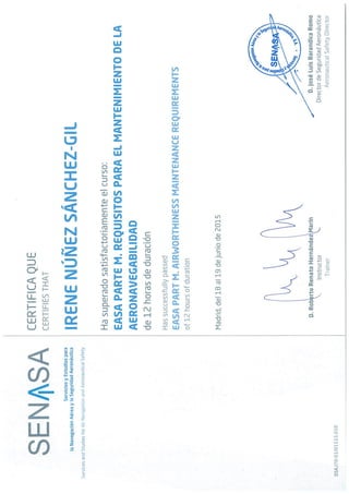 EASA Part-M Certificate | PDF