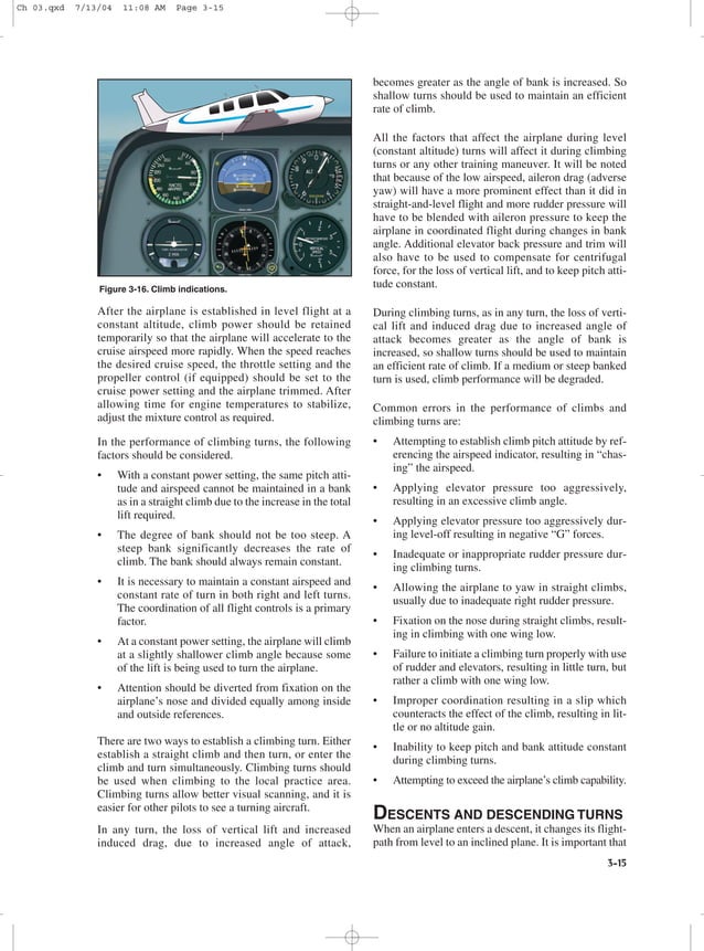 FAA Airplane Flying Handbook | PPT