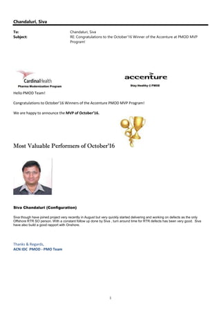 Accenture MVP Award | PDF