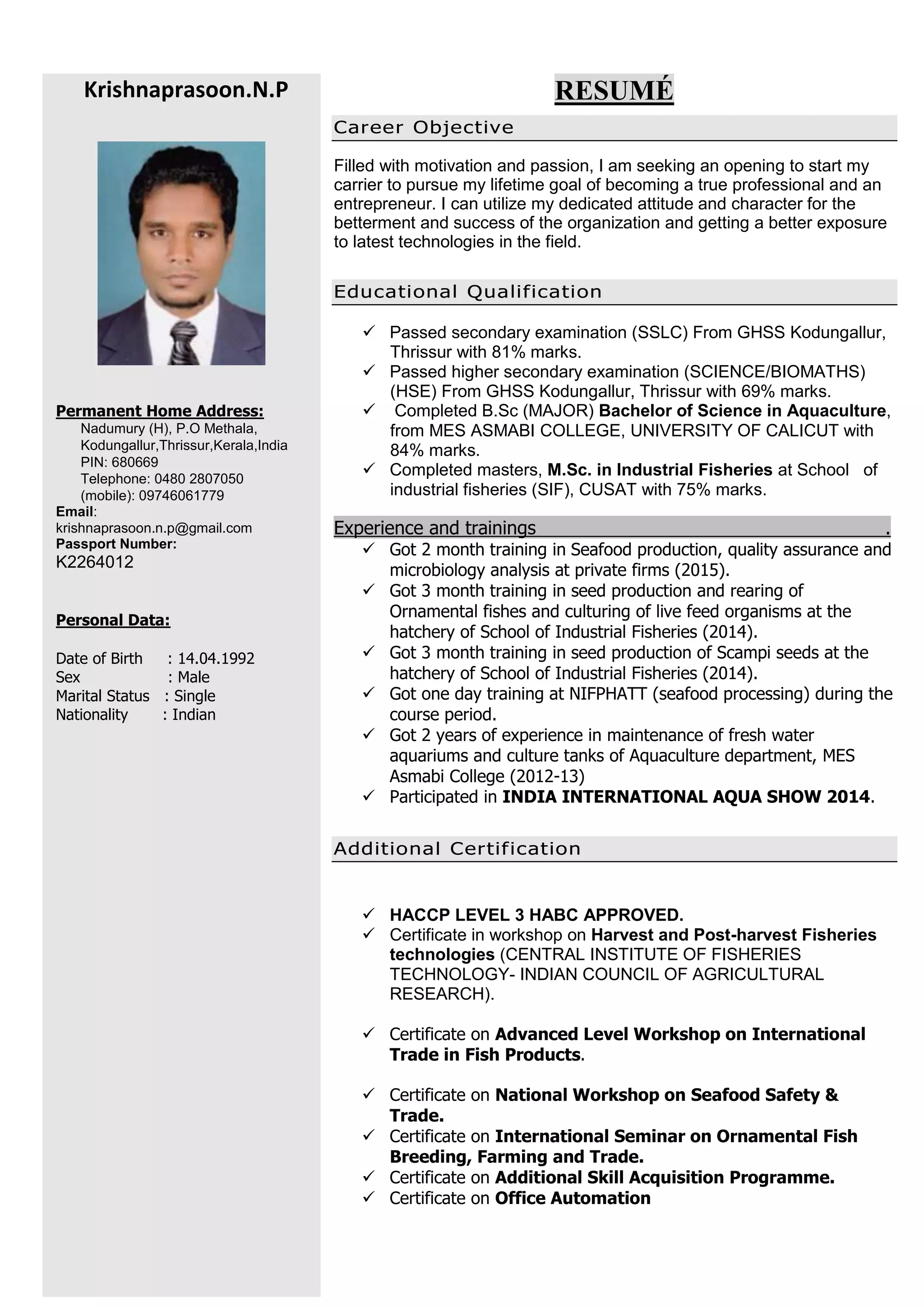 prasoon resume | PDF