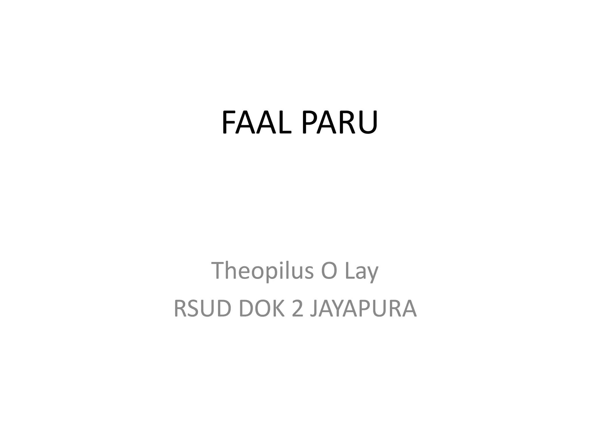 Faal paru dr.theo