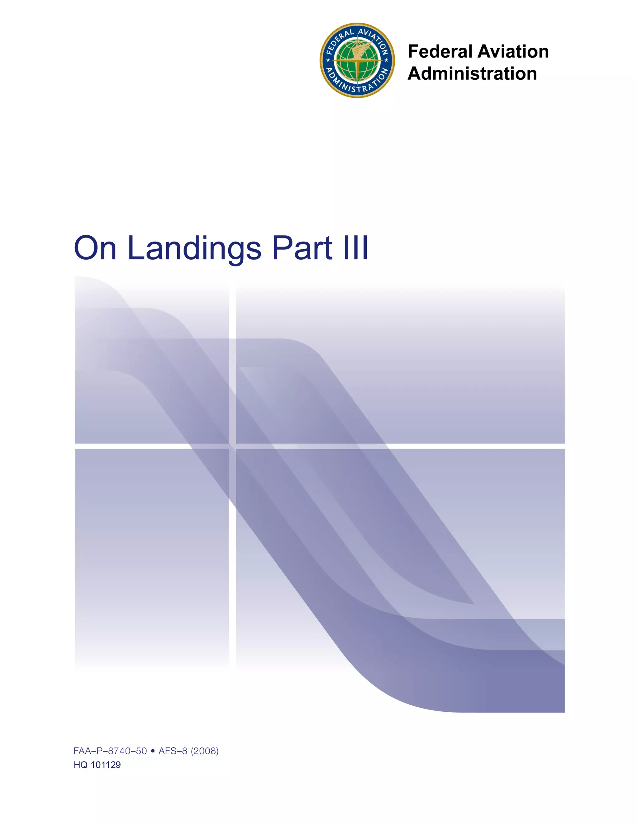 On landings - Part III - FAA p 8740-50 | PDF