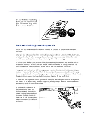 On landings - Part III - FAA p 8740-50 | PDF