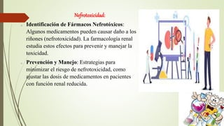 farmacología renal y toda sus funciones | PPTX