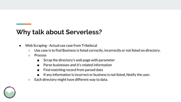 Going Serverless with AWS Lambda at ReportGarden | PPT