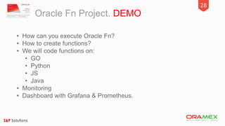 Introduction to Serverless. Oracle Fn Project. | PPT