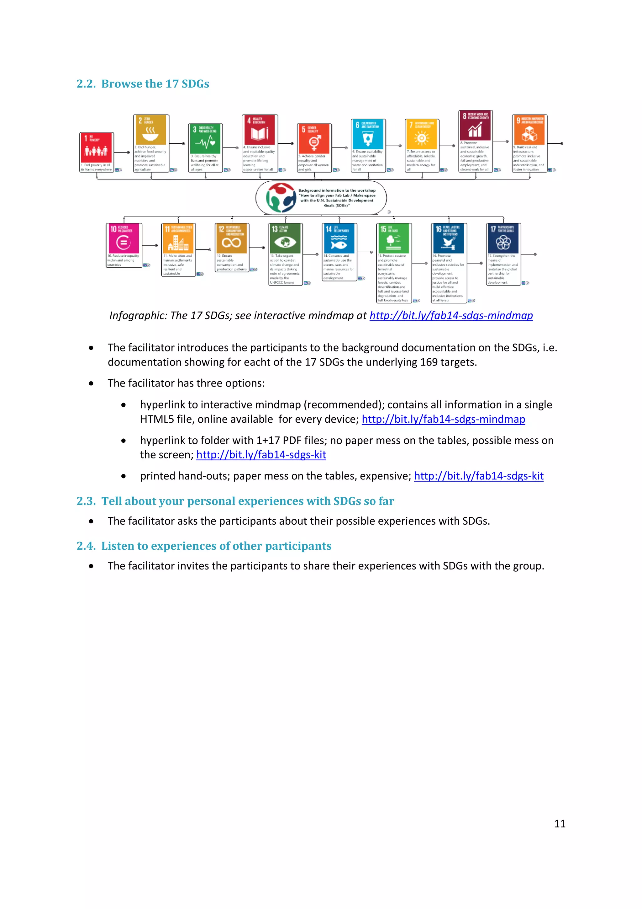 Manual: How to align your Fab Lab / Makerspace with the U.N. Sustainable Development Goals (SDGs ...