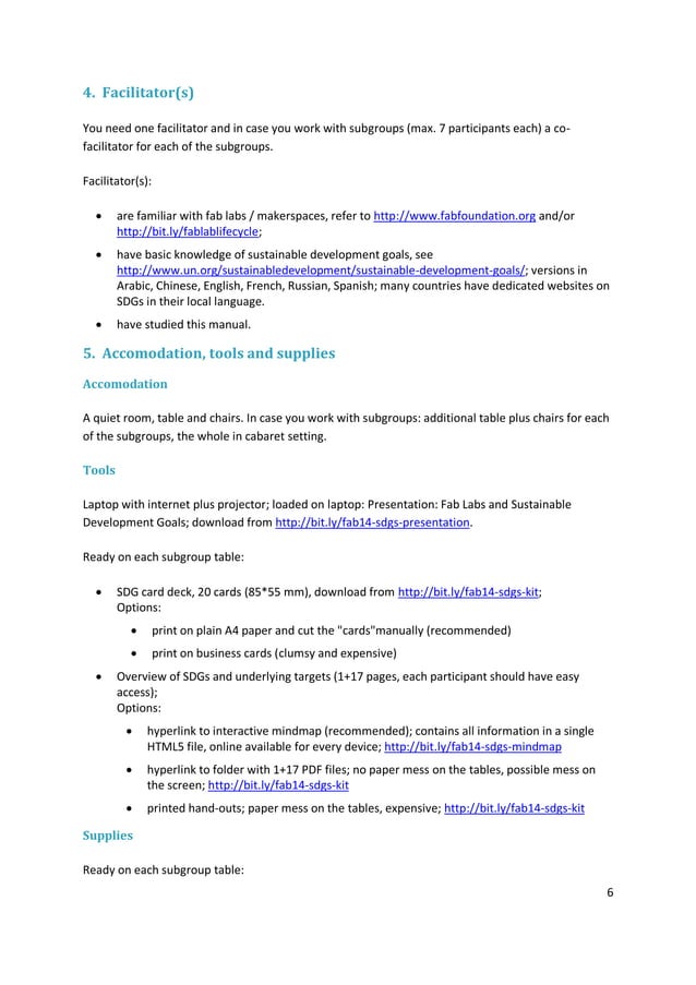 Manual: How to align your Fab Lab / Makerspace with the U.N ...
