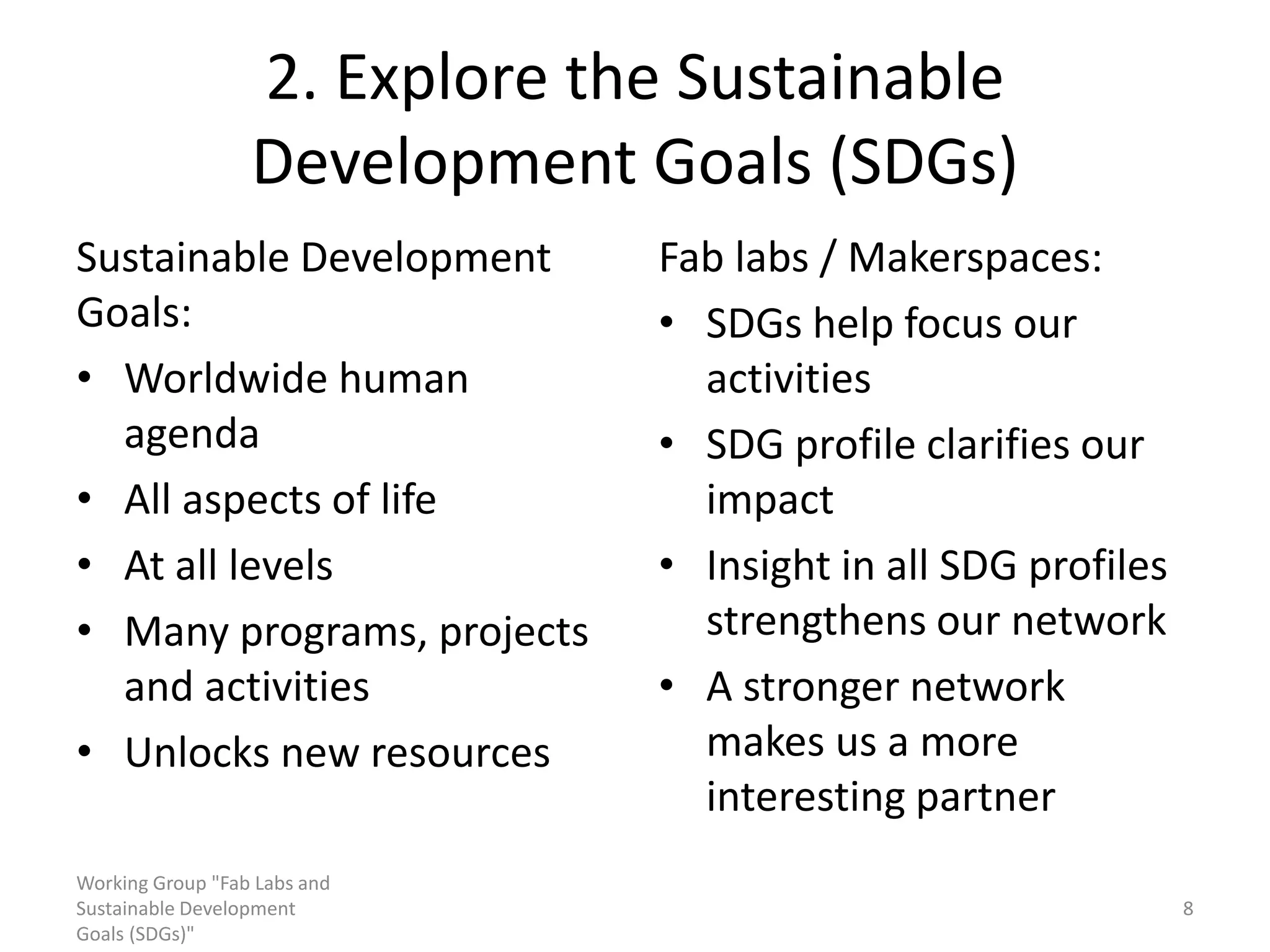 Presentation: How to align your Fab Lab / Makerspace with the U.N ...