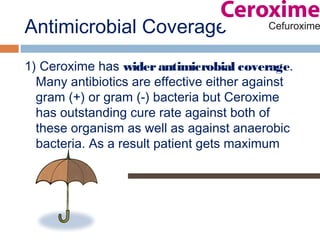 Feature, Advantage & Benefit of Cefixime and Cefuroxime | PPT