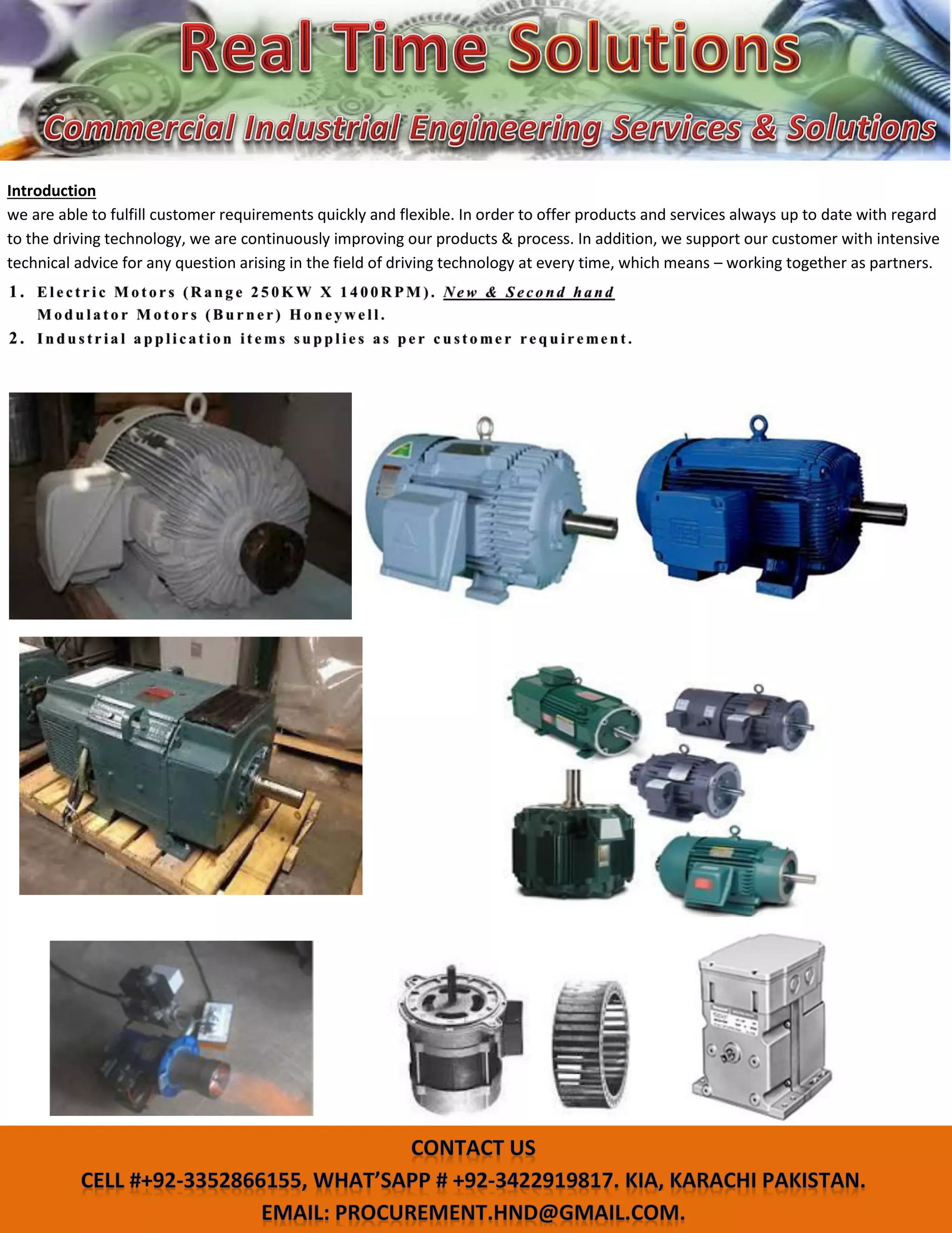 RTS Commercial Industrial Engineering Services & Solutions | PDF